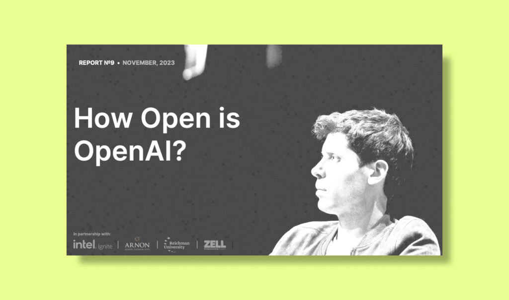 How open is OpenAI? - Startup Snapshot